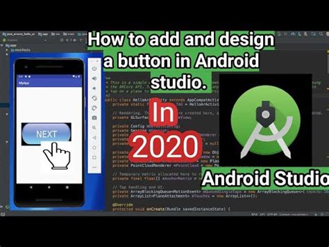 How To Add And Design A Button In Android Studio In YouTube