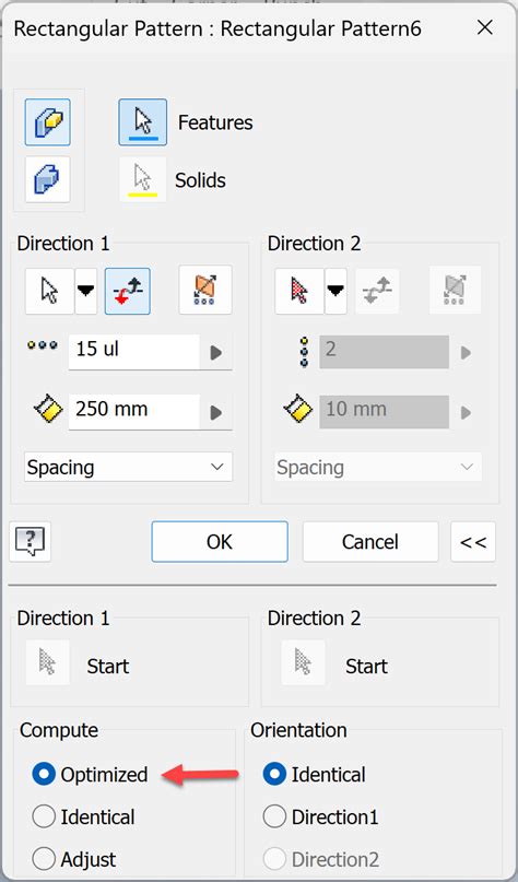 Performance Is Slow In Feature Pattern In Inventor