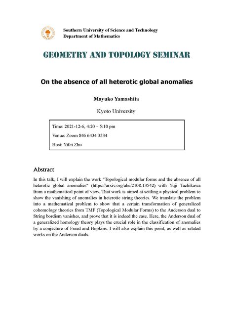 On The Absence Of All Heterotic Global Anomalies Events Sustech