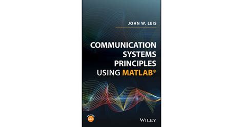 Communication Systems Principles Using MATLAB Book