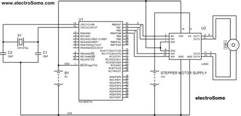 Interfacing Stepper Motor With Pic Microcontroller Mikroc