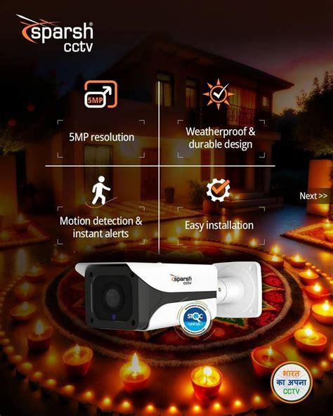 Sparsh Bullet Cctv Camera System With Dvr Nvr Recorders At ₹ 4675piece