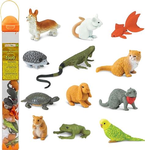 Safari Ltd Pets Toob 12 Figurines Of Household Pets