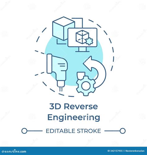 reverse engineering process infographic vertical sequence vector