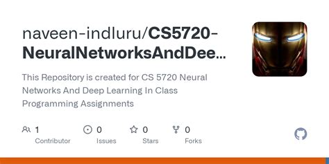 Github Naveen Indluru Cs5720 Neuralnetworksanddeeplearning This Repository Is Created For Cs