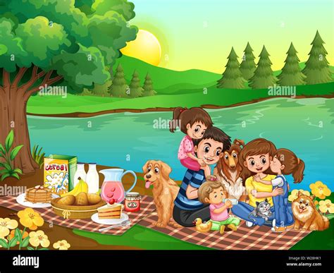 Picnic Mat Stock Vector Images Alamy