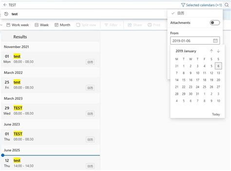 Outlook Calendar Search Is Not Showing All Results For Past Microsoft