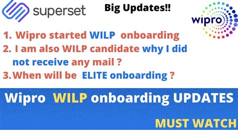 Wipro Wilp Onboarding Wipro Wilp Onboarding Youtube
