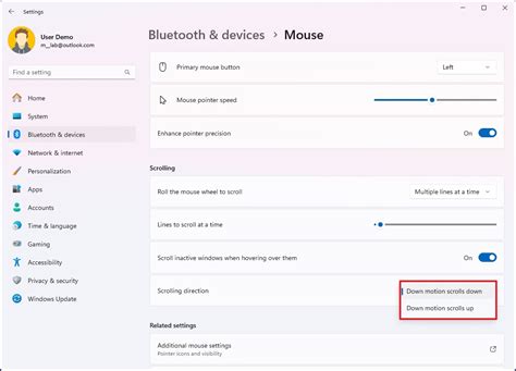 How To Enable Reverse Mouse And Touchpad Scrolling On