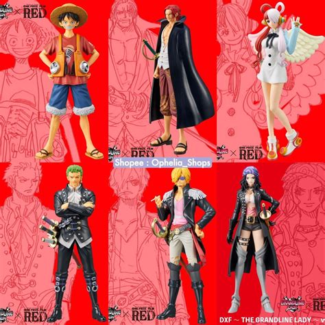 พรอมสง One Piece DXF Ichiban Kuji Film Red ลขสทธแท ฟกเกอร