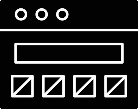 Ui Wireframe Glyph Icon 14757804 Vector Art At Vecteezy