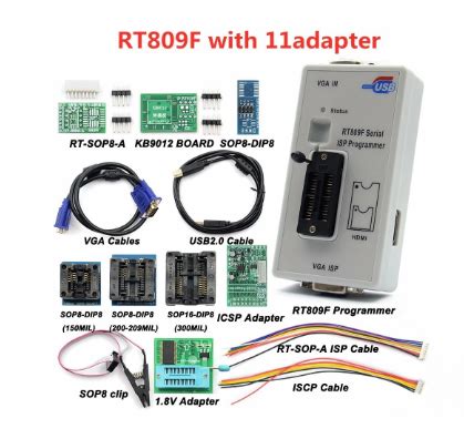 RT809F Motherboard LCD High Speed USB Programmer BIOS Burner Intelligent Reading And Writing