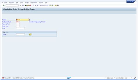 Change Warning Message To Error Message In CO01 SAP Community