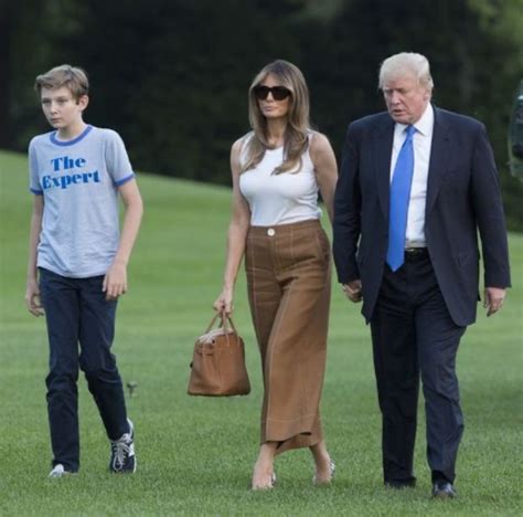 Photo Barron Trump Wearing The Expert T Shirt