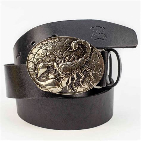 Scorpion German Silver Belt Buckle Pandinus Solid Belt Etsy
