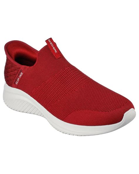 Skechers Slip Ins In Red For Men Lyst