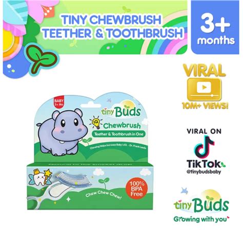 Tiny Buds Tiny Chewbrush Teether Toothbrush Shopee Philippines