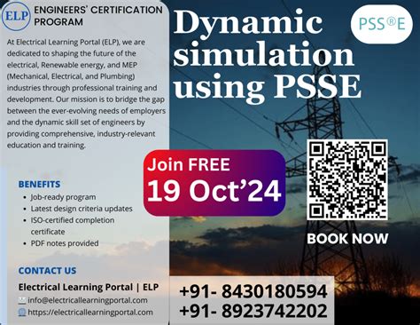 Psse Workshop Elp Electrical Learning Portal