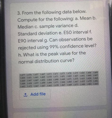 solved 3 from the following data below compute for the