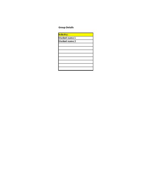 Assignment Blank Templates Pdf Market Economics Business