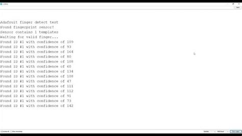 Interfacing R305 Optical Fingerprint Module With Arduino Electropeak