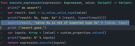 Absolutely Stumped Asserttrue Is Printing A Message Still Rgodot