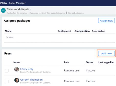 Adding Departments And Users Pega Academy