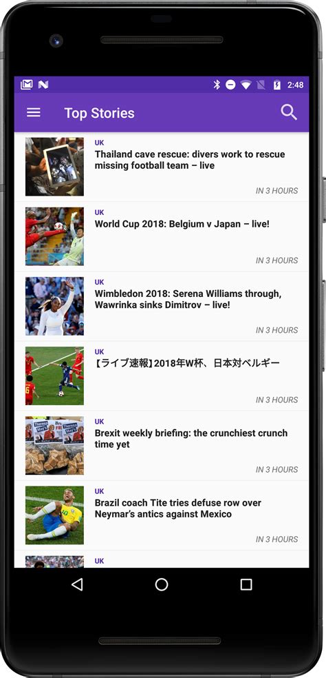 GitHub Cvbutani NewsApp News App Using The Guardian API