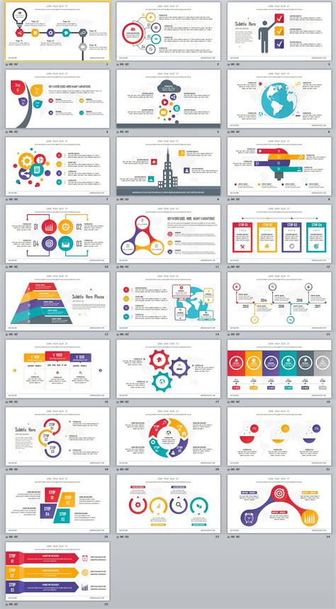 25 Best Infographic Presentation Powerpoint Templates Presentation Images