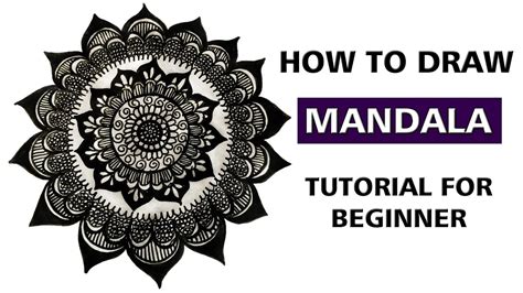 Diy Easy Mandala Mandala Art Tutorial For Beginners Youtube