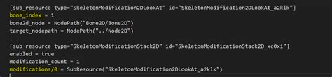 Multiple Warnings When Loading Scene With SkeletonModification D Issue Godotengine