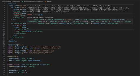 Typescript Element Plus Type Errors In Vue 3 Project Stack Overflow