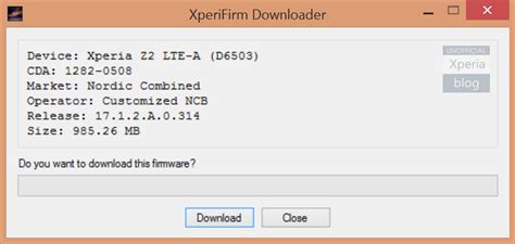XperiFirm Is A Firmware Downloader Tool For Xperia Devices Xperia Blog