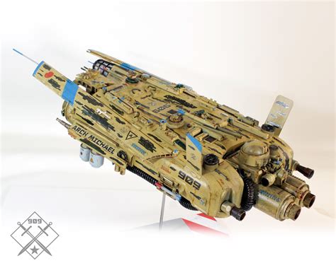 Scratch Build Model Spaceship Stealth Interceptor Collectible Model Display Space Ship Sci