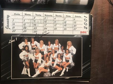 Oakland Raiders Raiderettes Calendars 2001 2002 2003 2004 With