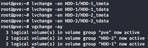 Talha Mangarah Proxmox Activating LVM Volumes After Failure To Attach On Boot