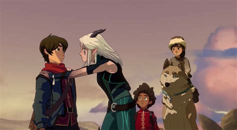 Tdp Callum Rayla Ezran Ellis And Ava S1 E8 Dragon Hero Zelda