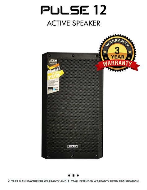 Hawk Pulse 12 1000 Watts 12 Inches Active Hawk