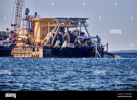 Lubmin Mv Germany September 14 2023 Pipeline Installation Vessel