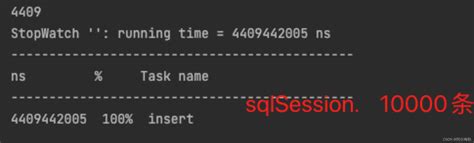 Mybatis中4种批量插入测试mybatis Insert 测试断言 Csdn博客