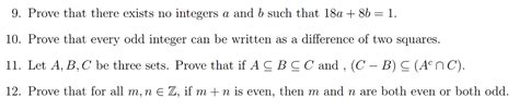 Solved Prove That There Exists No Integers A And B Such Chegg Com