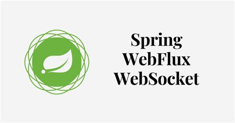 Spring WebFlux WebSocket Vinsguru