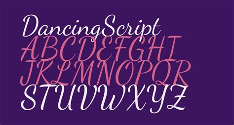 DancingScript Free Font What Font Is DancingScript Free Font What Font Is