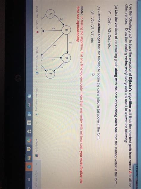 solved pou save an use the following graph to trace the