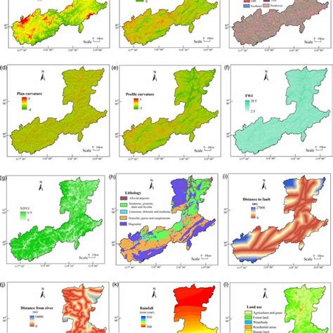 gsp map using ensemble models a the bma model b the rf model