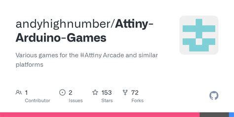 Github Andyhighnumber Attiny Arduino Games Various Games For The Attiny Arcade And Similar