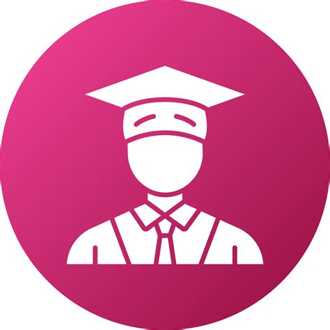 Student Icon Style 21802121 Vector Art At Vecteezy