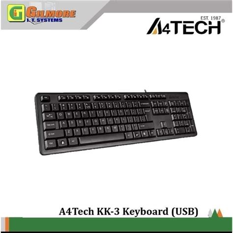 A4tech Kk 3 Keyboard Usb Shopee Philippines