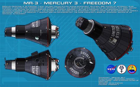 Full Freedom 7 Spacecraft Mercury Redstone 3 Freedom 7 Nasa