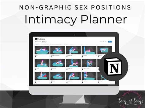 sex position card couples notion template love life planner sex game